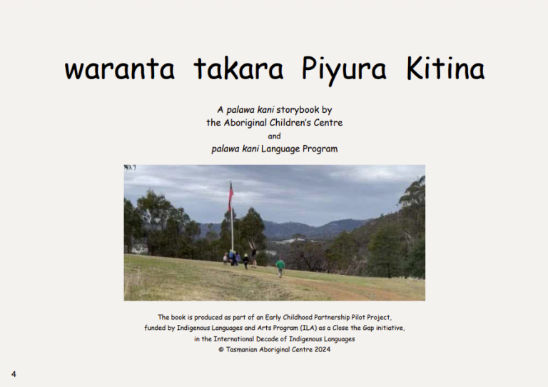 waranta takara Piyura Kitina – We Walk Risdon Cove - Tasmanian Aboriginal Centre